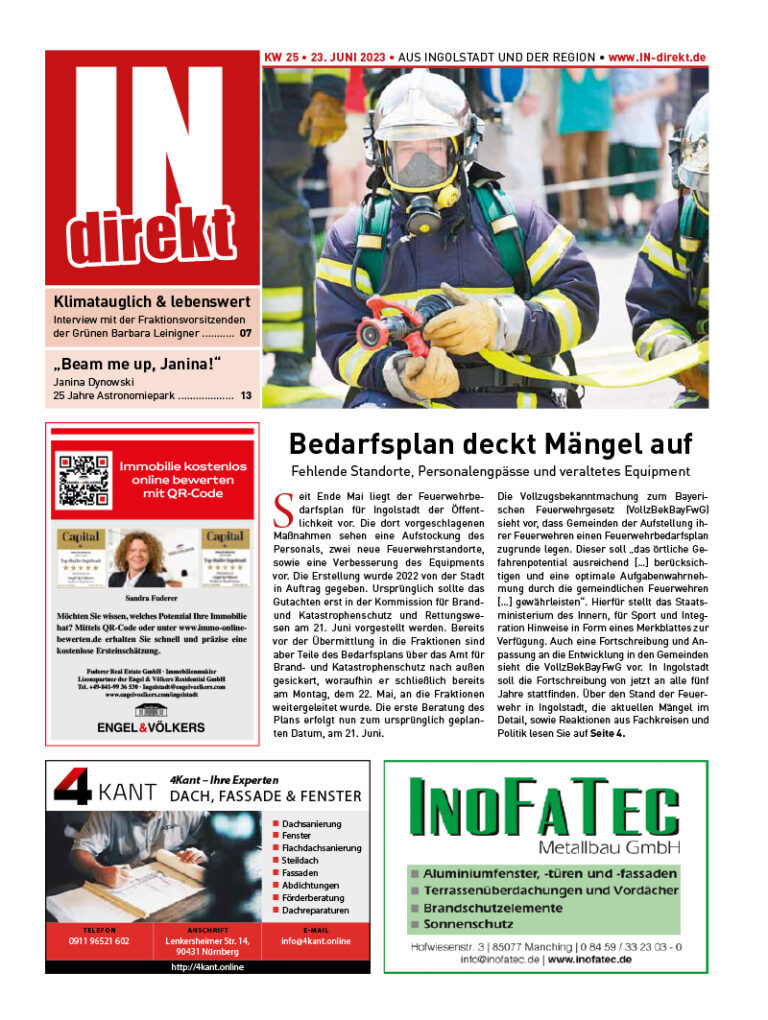 Barbara Leininger | IN-direkt - DIE Zeitung für Ingolstadt - 100 % Regional